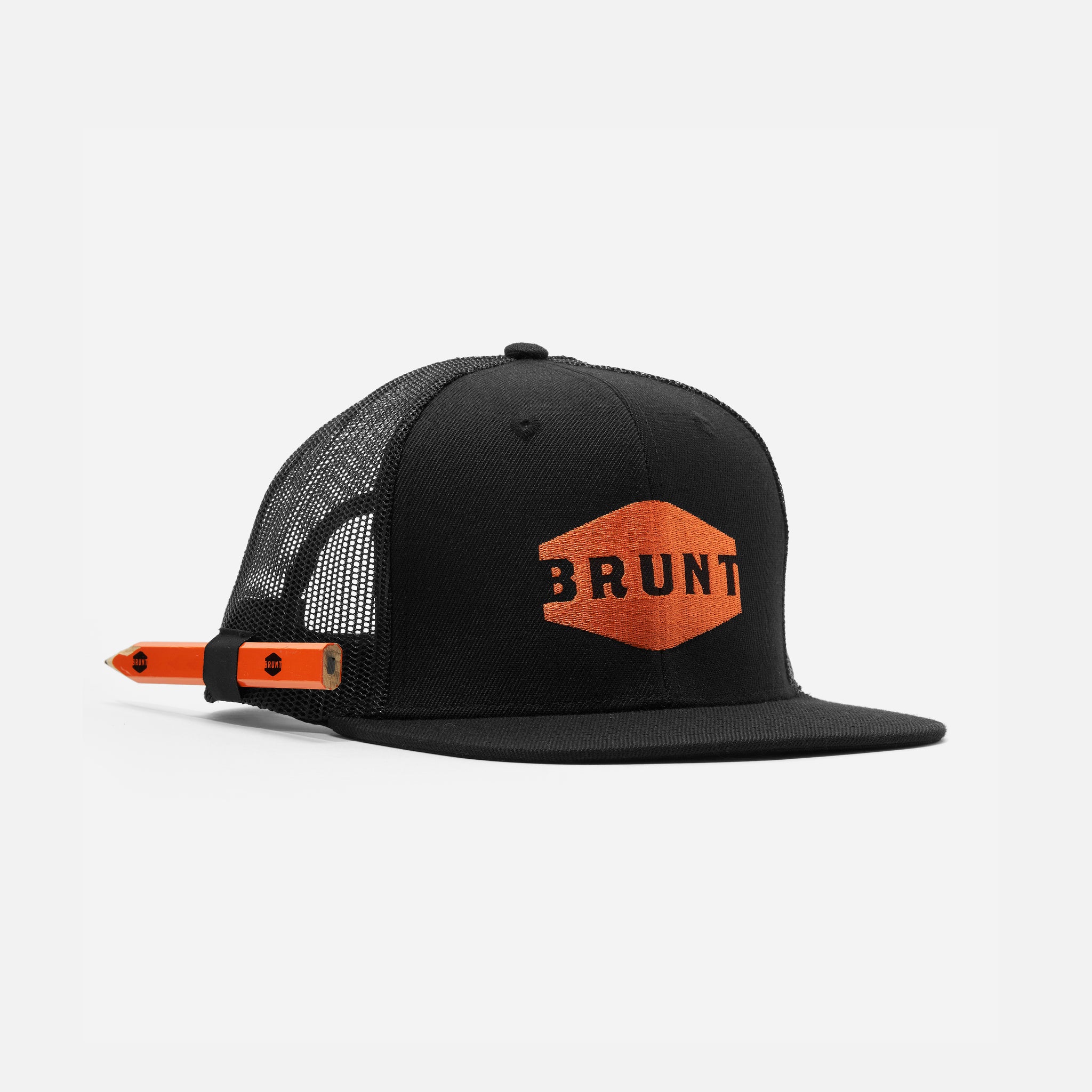 Kid Flat Brim Snapback | Kids Work Hat with Built-in Pencil Holder ...