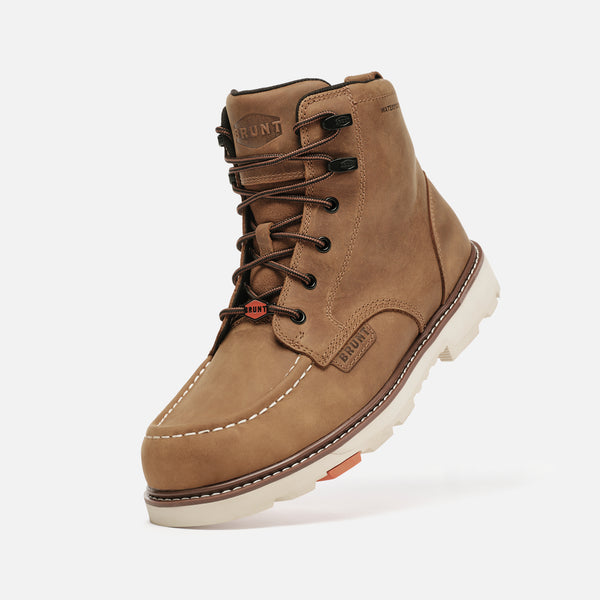 The Marin 90° Heel Waterproof (Soft Toe) | Durable Moc Toe Wedge Boot ...